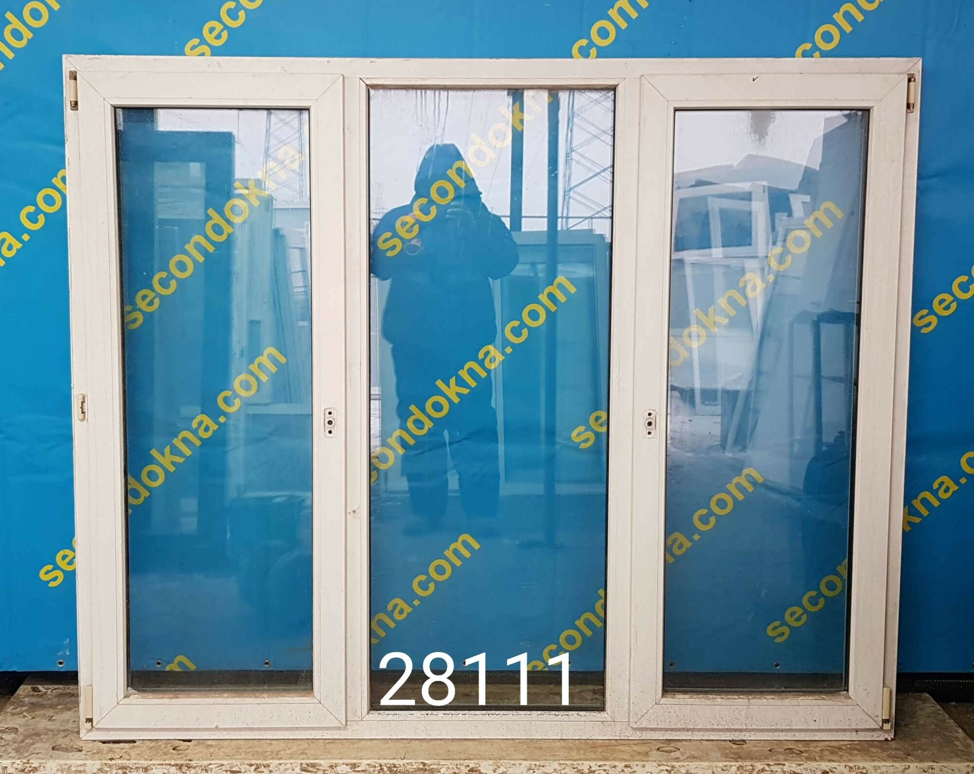 Пластиковое окно Б/У 1560(в)х1890(ш)