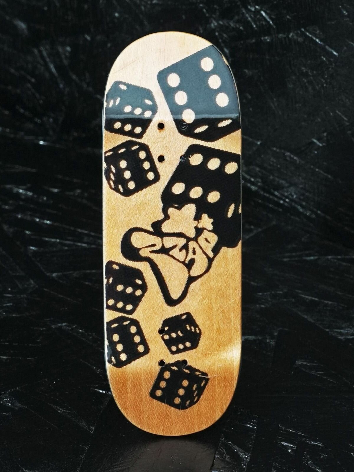 Дека для фингерборда ZZAP Cubics Peach 34 x 97 low concave