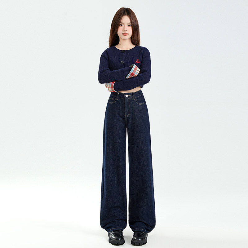 Li Mall Джинсы-микро-флэр женские для фитнеса эластичный материал мягкий деним