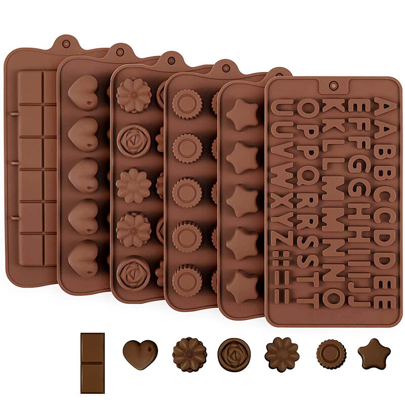 Новый набор силиконовых форм для шоколада в форме цветка, форма для тюльпанов, форма для печенья, форма для фондана, форма для выпечки тортов