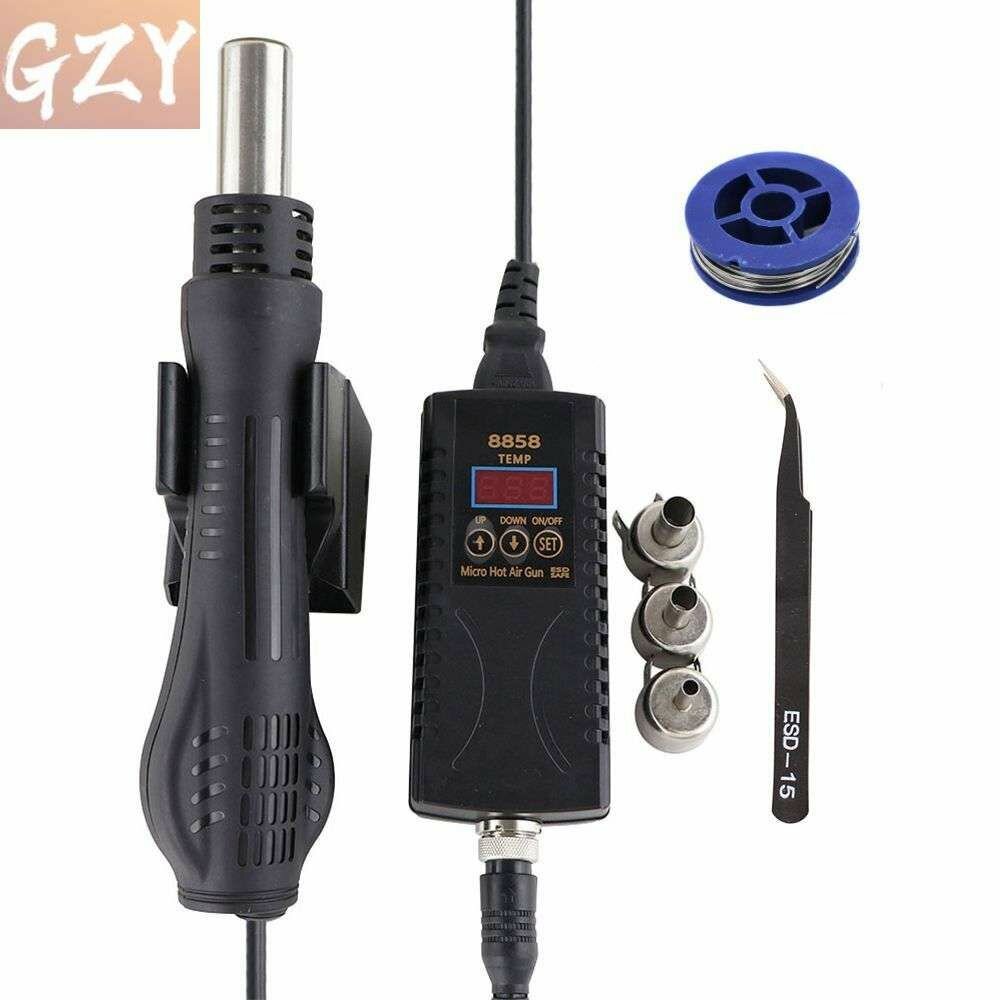 8858 Горячий вентилятор Регулируемый светодиод ESD Портативный термостат BGA Ремонт сварочного стола