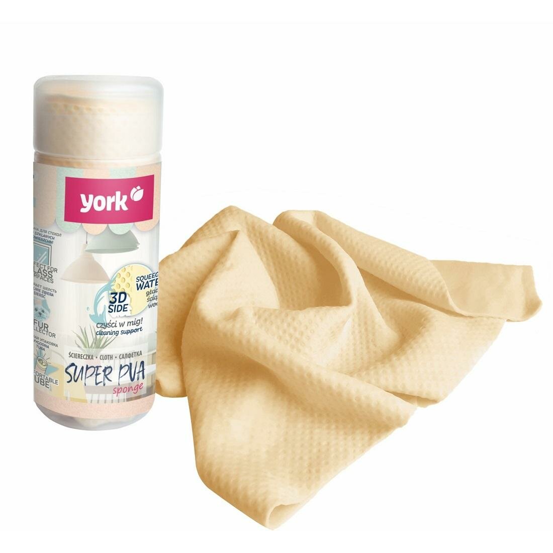 Салфетка чудо из ПВА В тубе 32*43 YORK