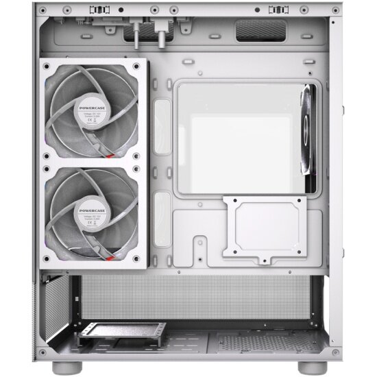 Корпус Powercase Vision Micro M2 ARGB, белый (CVMWM2-A3) — фото 1