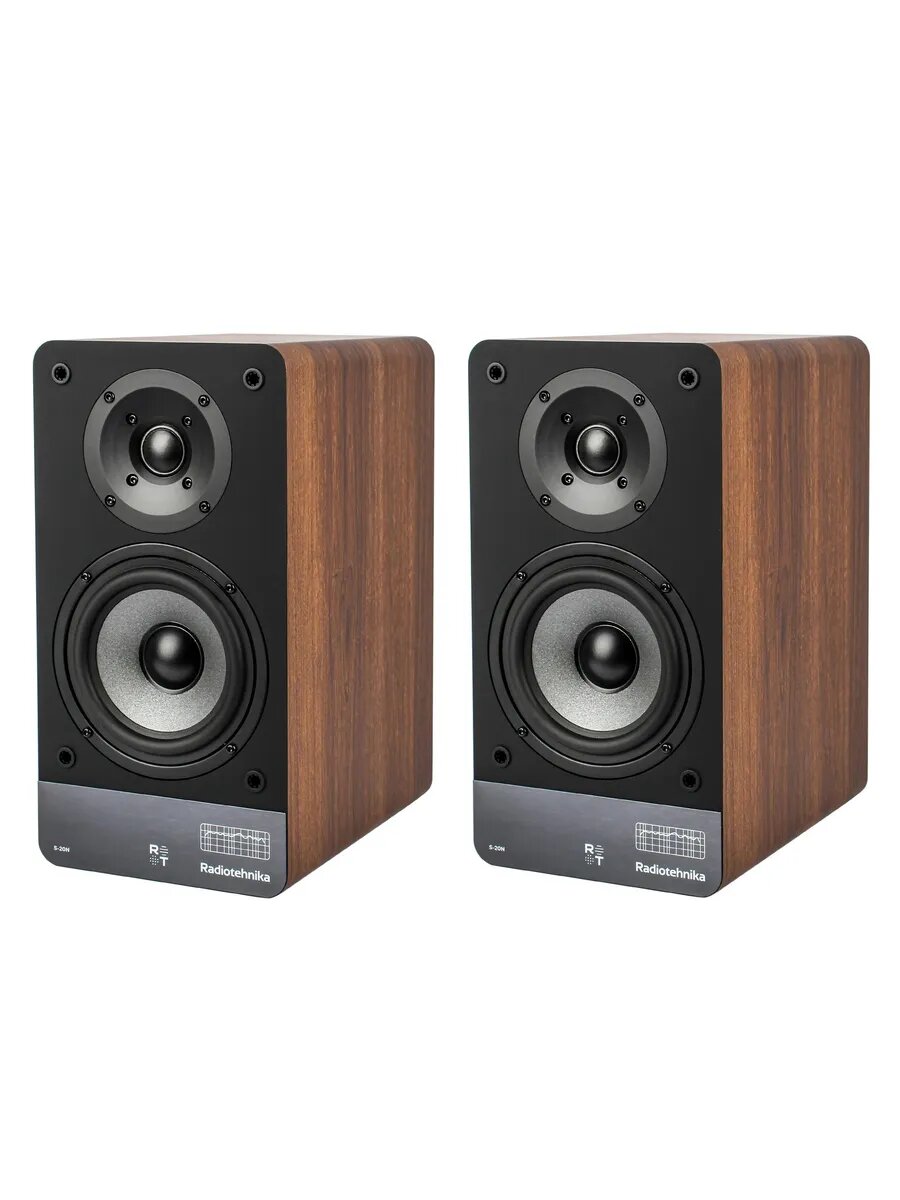 Акустика Radiotehnika "S-20N", полочная, фазоинверторный порт, 55Гц-20000Гц, 4Ом, 9,4кг