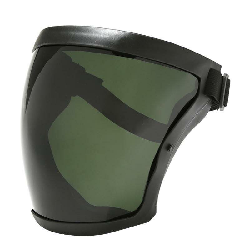 Прозрачный щиток для лица, Черновато-зеленый