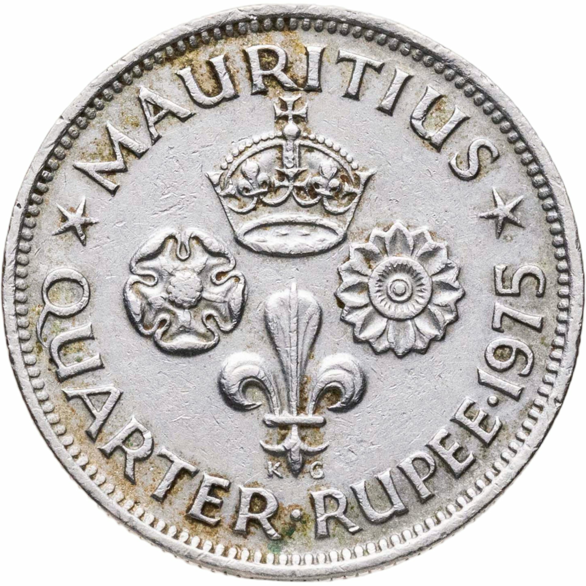 Маврикий 1/4 рупии (rupee) 1975