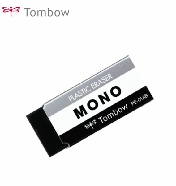 Ластик Tombow MONO Чистое удаление Для рисования и студентов Аналог "Исчезающая первая любовь"-Black white gray