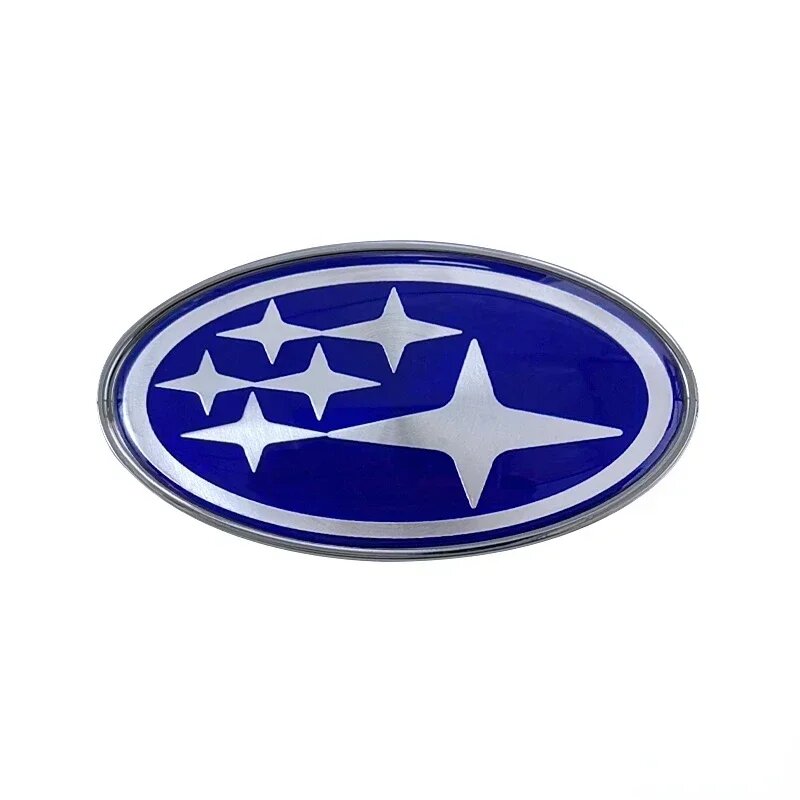 Алюминиевая эмблема заднего багажника автомобиля, наклейка на боковое окно, наклейка для Subaru WRX Forester XV Outback Impreza STI Legacy BRZ Tribeca Silver bottom