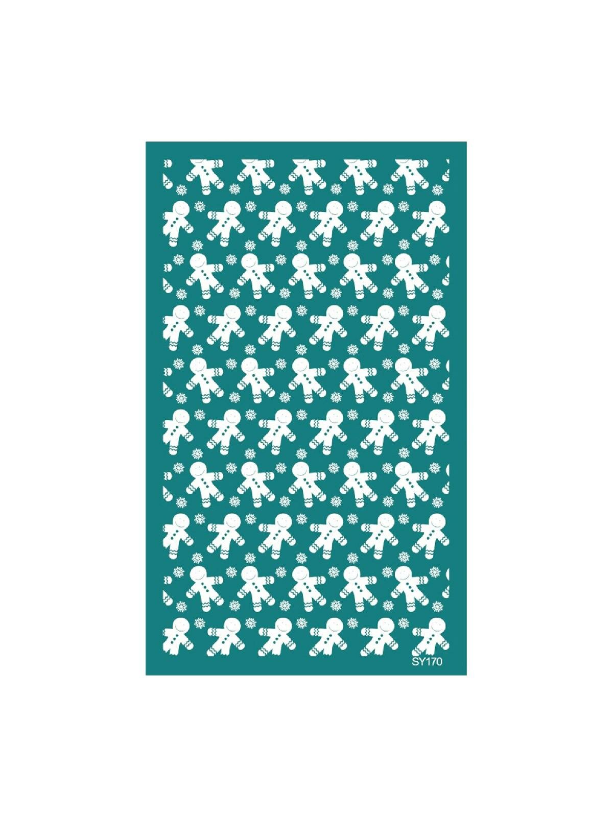 Снеговик Шелкография Новогодние Трафареты Шелкография Трафареты Для Украшения Дома