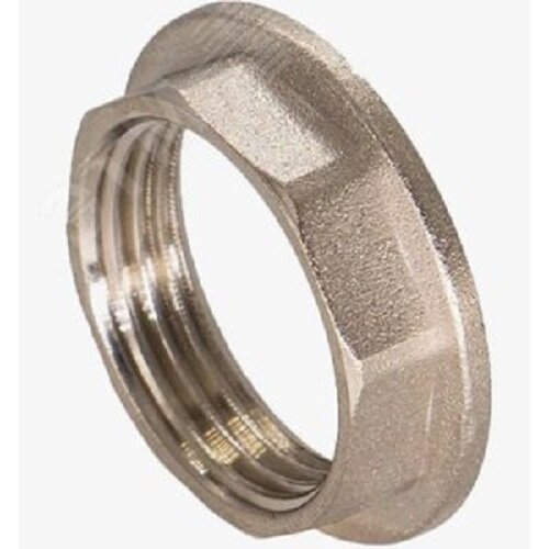 Контргайка 1/2' с упором, никелированная Aquadeel BFN-007-201