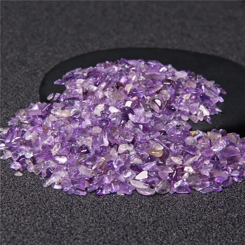 Кварцевый гравий RISYF 1 кг для аквариума Фиолетовый, 21 Amethyst