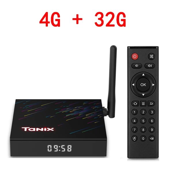 H96 Tanix TX68 Smart TV Box Android 14.0 4/32/64 ГБ Европейская вилка (EU Plug), 4G 32G