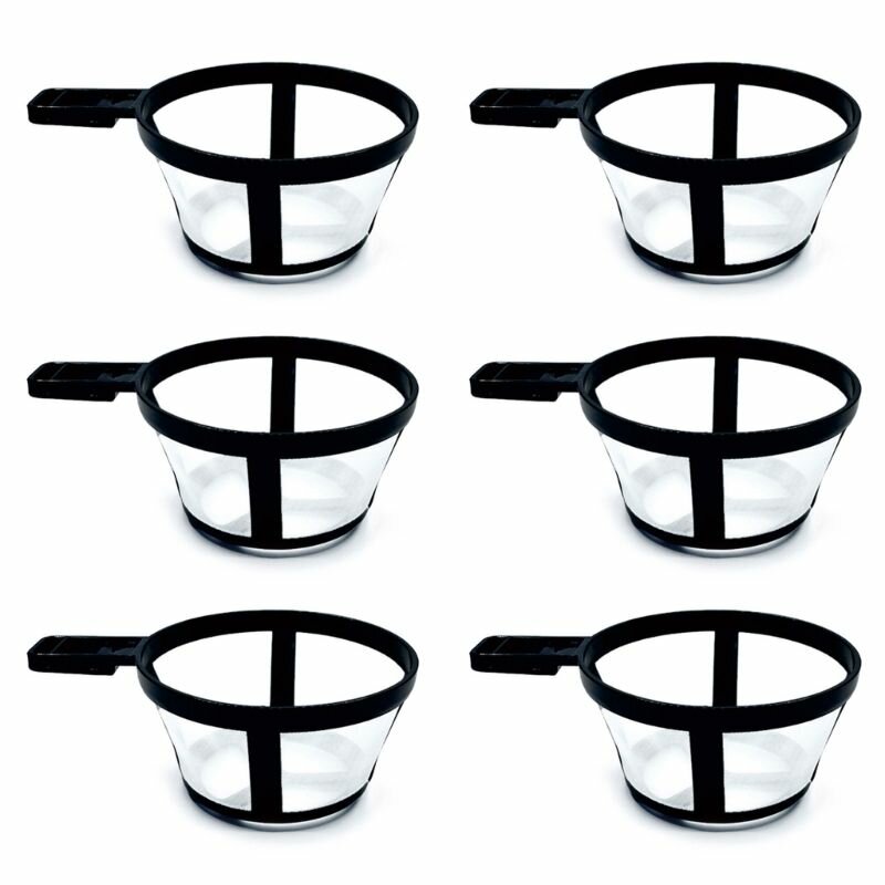 Набор из 6 нейлоновых кофейных фильтров на 2 чашки для различных способов заваривания