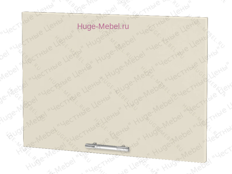 Кухонный фасад Ф-85 ваниль глянец (Ксения) Huge Mebel. Ширина 596 Высота 354. Кухонные фасады