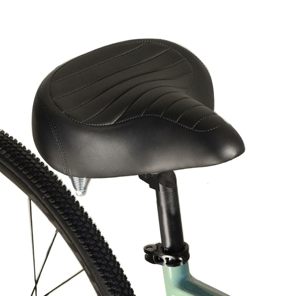 Весенний велоседель с толстой поролоновой подушкой, Черный