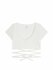 Топ KITH Monogram wrap top, размер 46, бежевый/белый