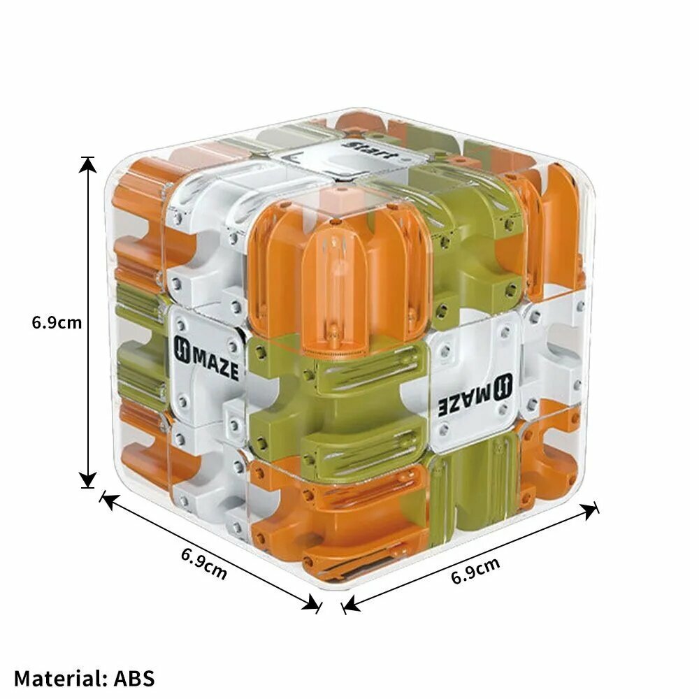 Сложный 3D куб-лабиринт, большая головоломка-лабиринт для подростков и взрослых, развивающая логическая игрушка STEM