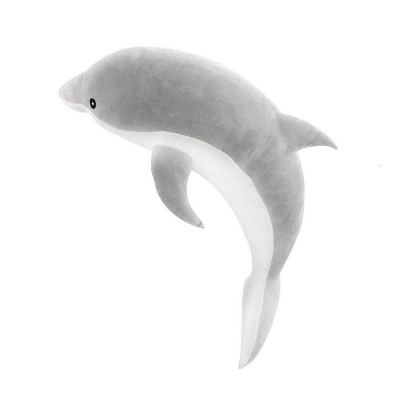 Мягкая плюшевая дельфин игрушка 30/50 см, Серый - 30CM
