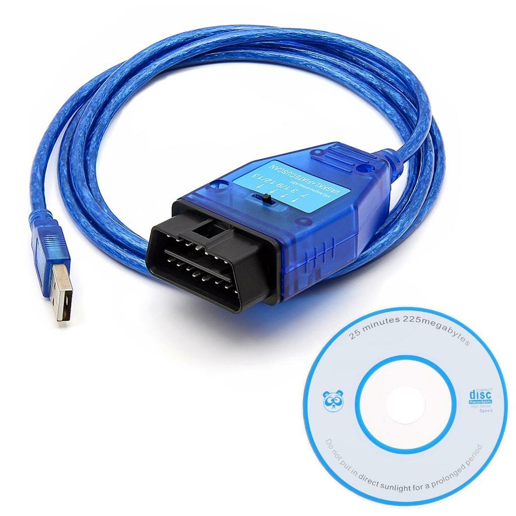 USB-интерфейс диагностики с 4-позиционным переключателем для сканирования KKL Ecuscan