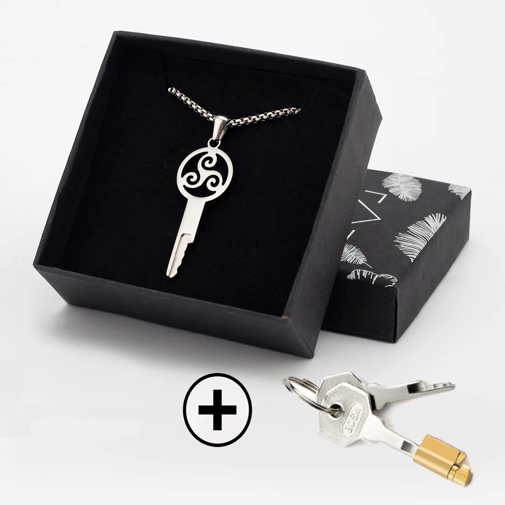Ожерелье с ключом в форме сердца для клетки верности, держатель для ключей, аксессуар, BDSM-Sliver