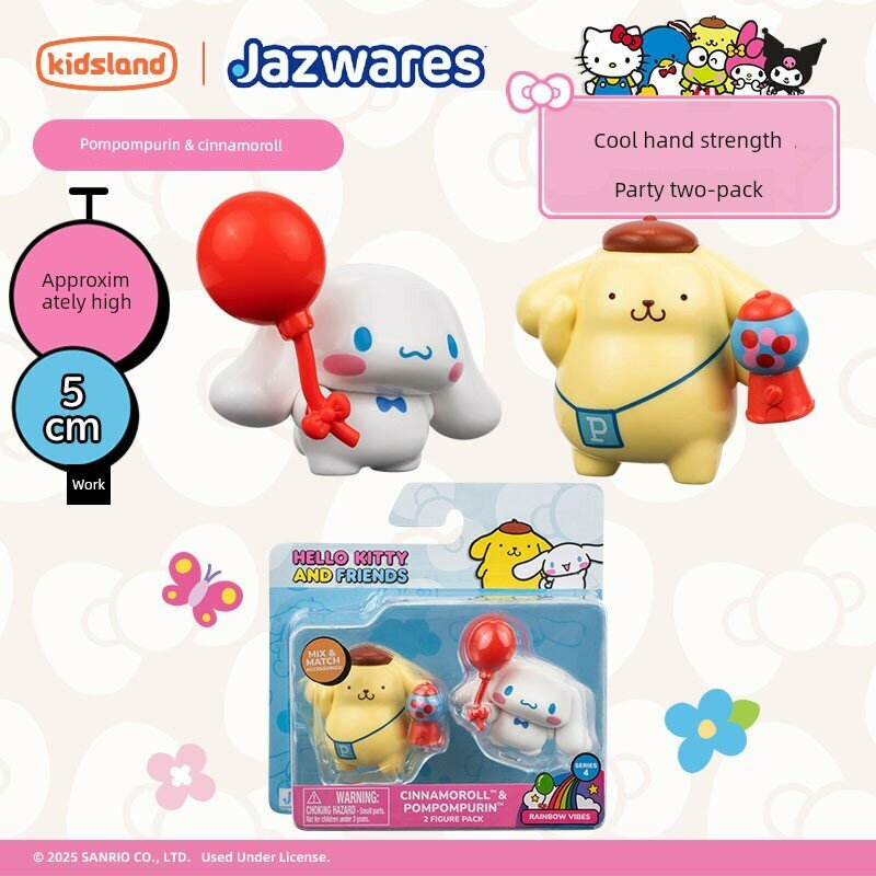 Плюшевые игрушки Sanrio: Hello Kitty, Kuromi, милые фигурки My Melody, Pompompurin, официальная лицензия. Помпомпурин