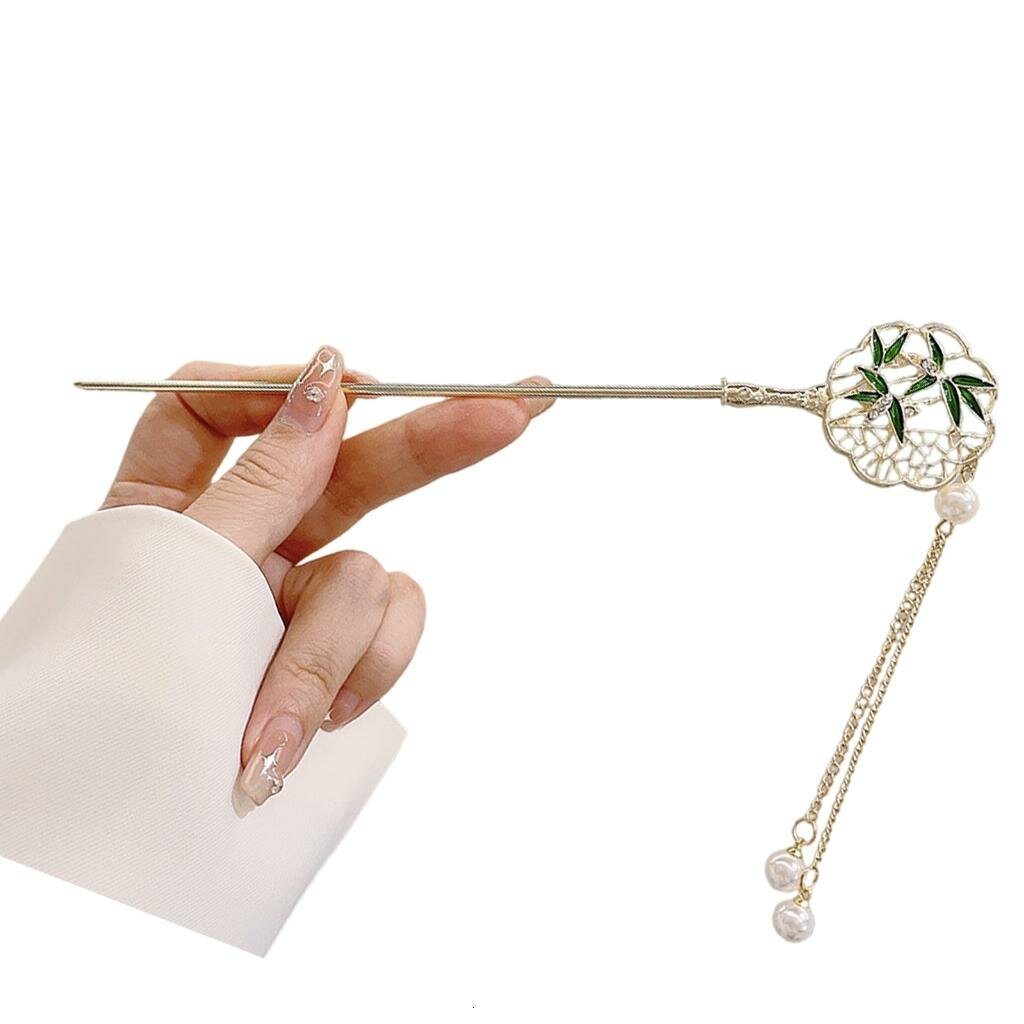 Элегантный металлический аксессуар для волос для дам, заколка в старинном стиле Сочетает в себе современную моду и культурный дизайн для женщин