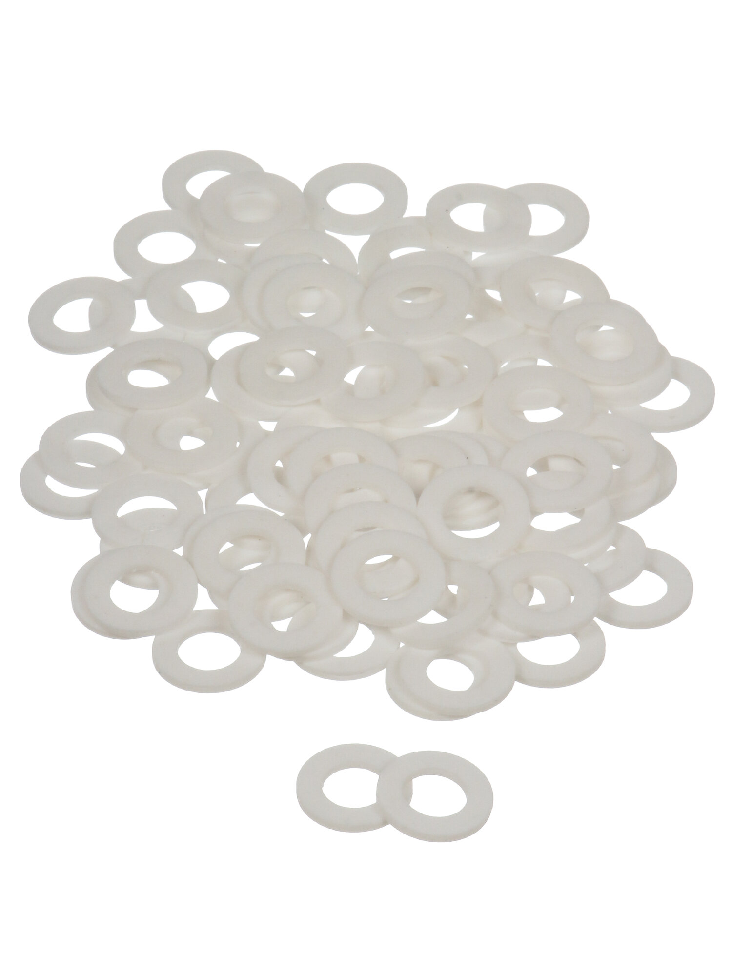 Прокладка сантехническая 1/2 дюйма фторопластовая 10.5х19 мм, набор 100 шт, уплотнительное кольцо СантехКреп 2.10.3. Ф
