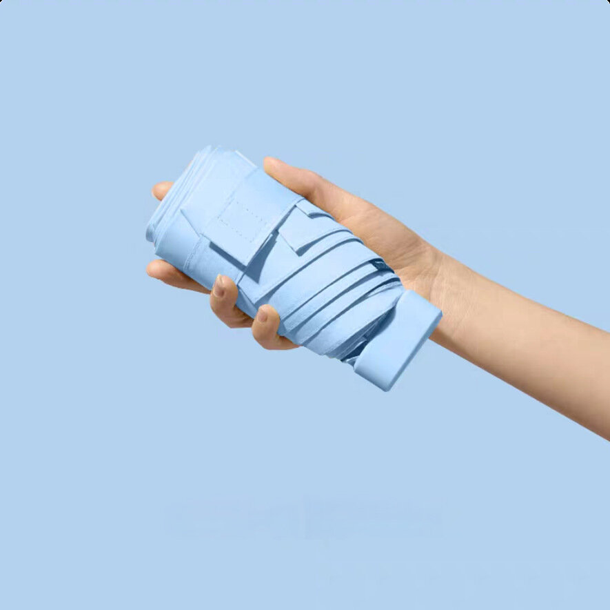 Мини-капсульный зонт портативный солнцезащитный зонт с черным покрытием защита от солнца утолщенный дождевой зонт оптовая продажа с возможностью нанесения логотипа