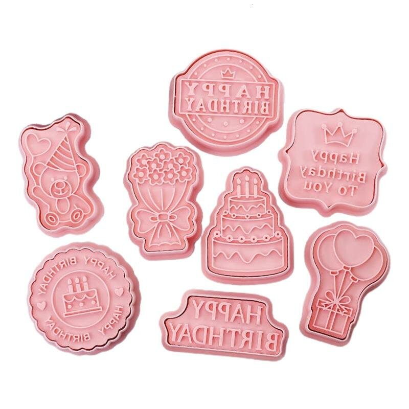 8 шт. формочек для печенья, экологичные 3D-принтерные