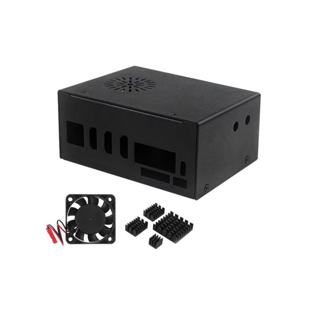 1 Металлический радиатор Orange pi 5 Plus — с радиатором