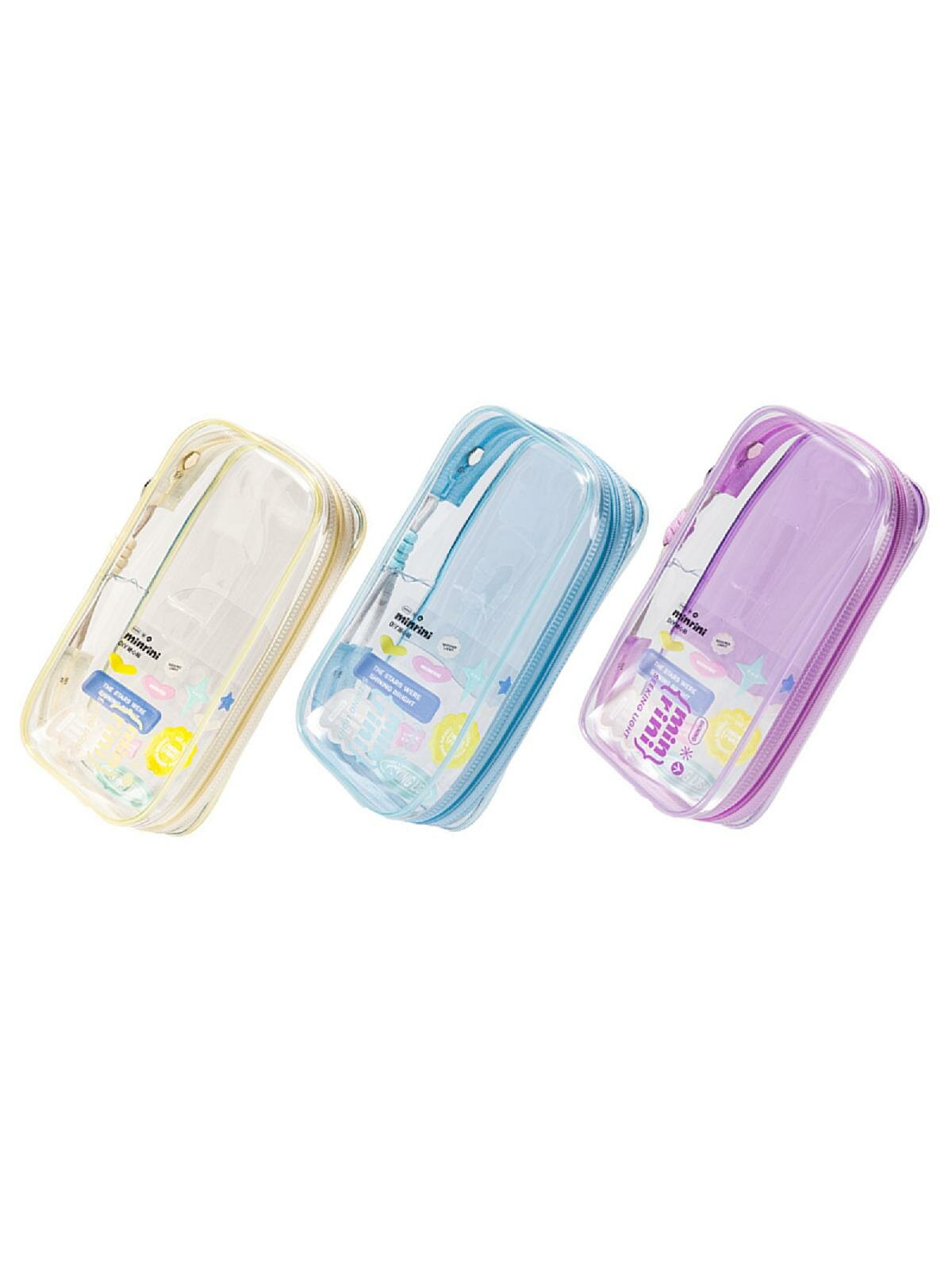 Водостойкий пенал Большие чехлы для карандашей из ПВХ, сумка-органайзер для ручек на молнии