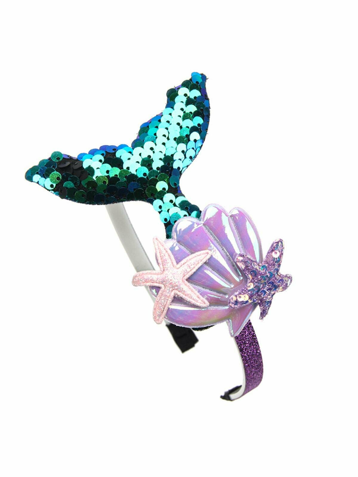 Хвост русалки корпуса уборы DIY головные уборы волос группа Дети аксессуары для волос подарок