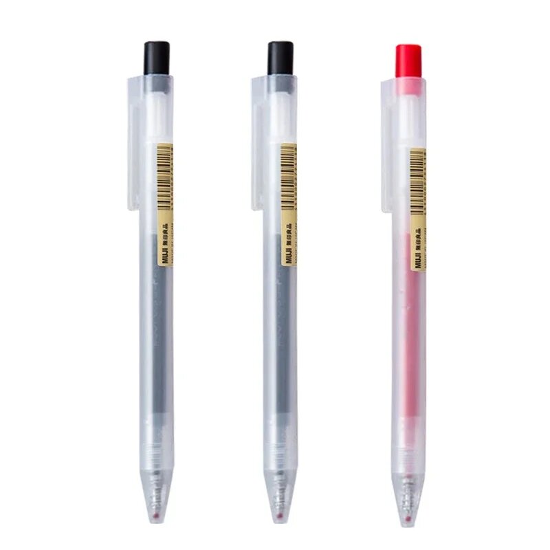 Гелевая ручка MUJI 0,5 мм, Цвет: 3 PCS C