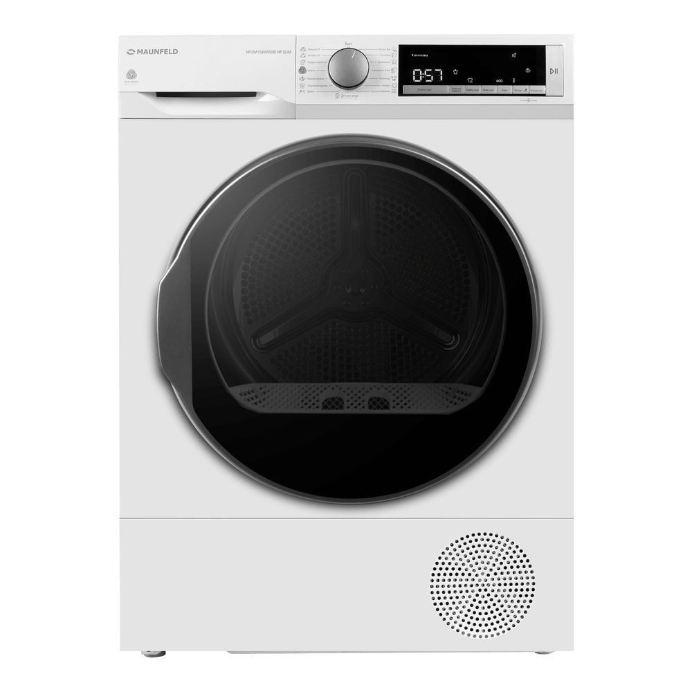 Сушильная машина MAUNFELD MFDM158WH300 HP SLIM с тепловым насосом