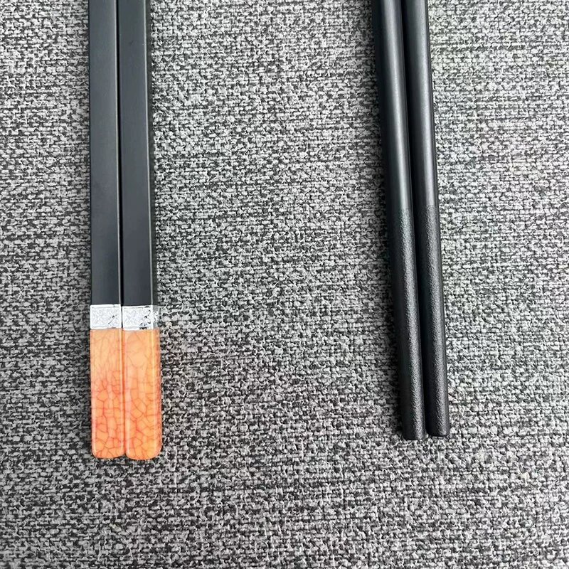 Имитация нефрита, инкрустированная золотом, с вставками из бирюзы и воскового сплава, палочки для еды для использования