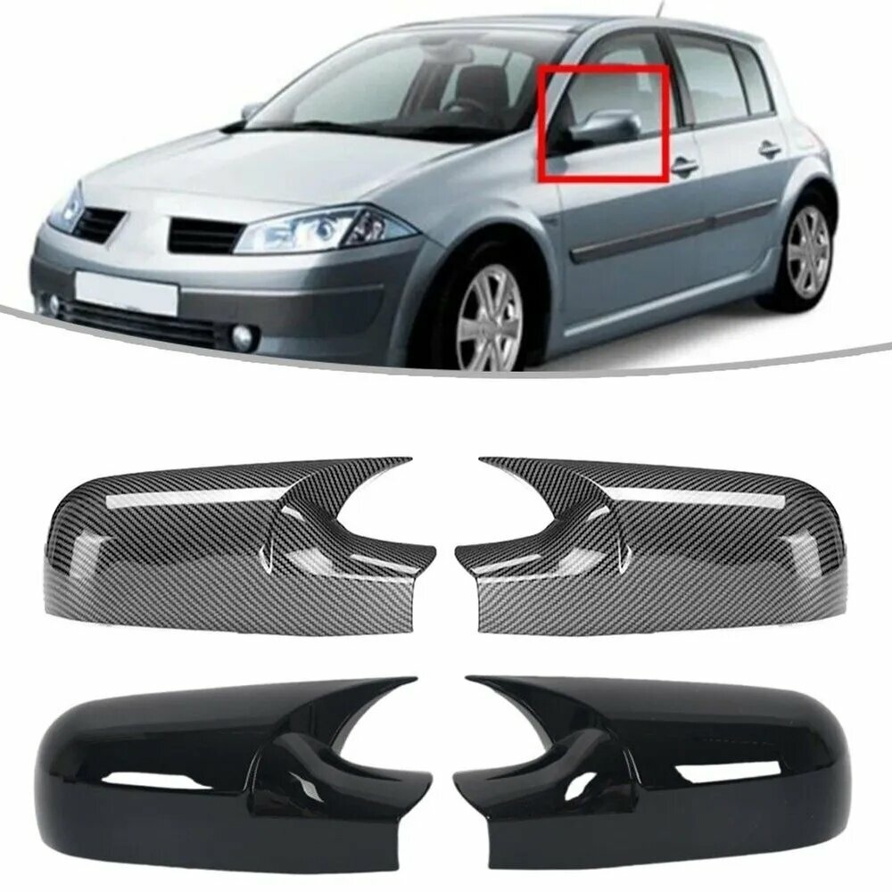 Для Renault для Megane 2 MK2 2002-2009 Крышка зеркала Рамка крышки крыла