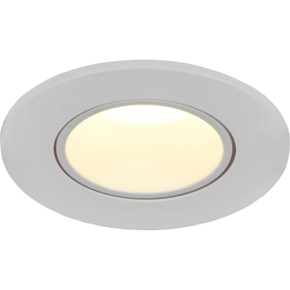 Встраиваемый светильник IEK Lighting 4104 под лампу mr16 круг пластиковый белый LT-UVB0-4104-GU05-1-K01