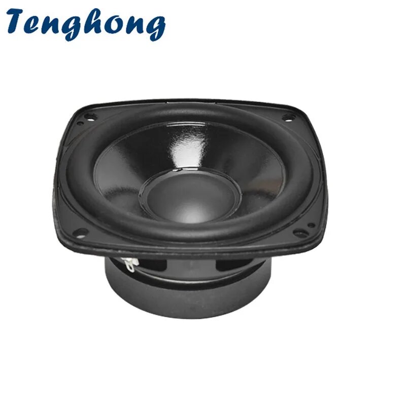Tenghong 1 шт. 3,5 дюйма 4 Ом 20 Вт IPX5 водонепроницаемый полнодиапазонный Bluetooth-динамик изогнутый резиновый край 20 ядер звук для домашнего кинотеатра