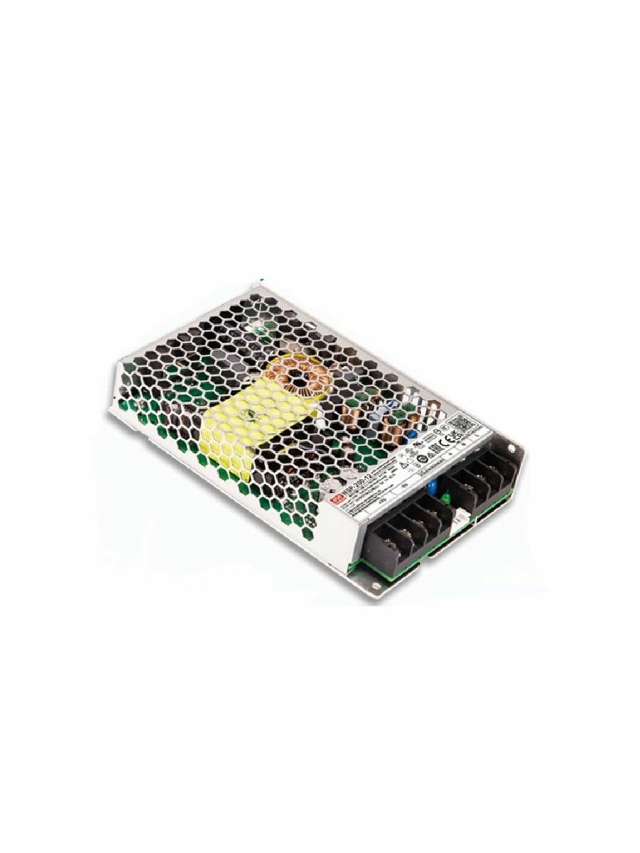 Источник питания AC-DC Mean Well NSP-200-24, мощность 200 Вт, выход 24В/8.4А