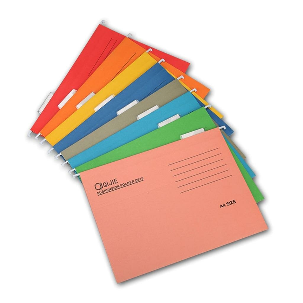 Подвесные папки с ярлыками, 8 шт, формат А4