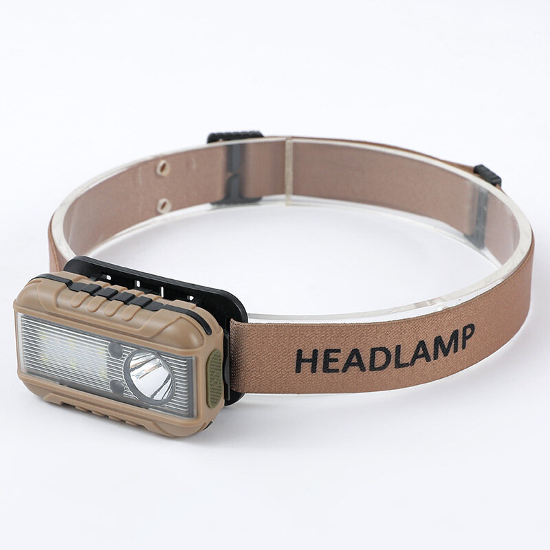 Налобный фонарь с мощной зарядкой через границу, светодиодный, для рыбалки, ночной рыбалки, длительного использования