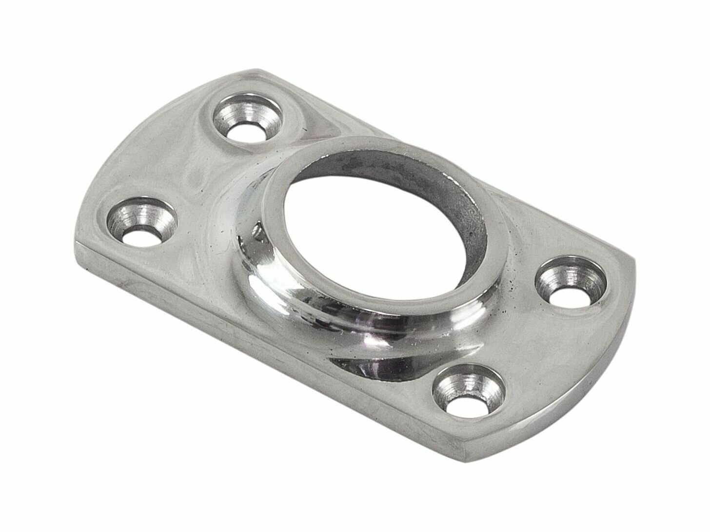 Основание стойки леера 1(25.4 мм), 60 град, прямоугольное под сварку