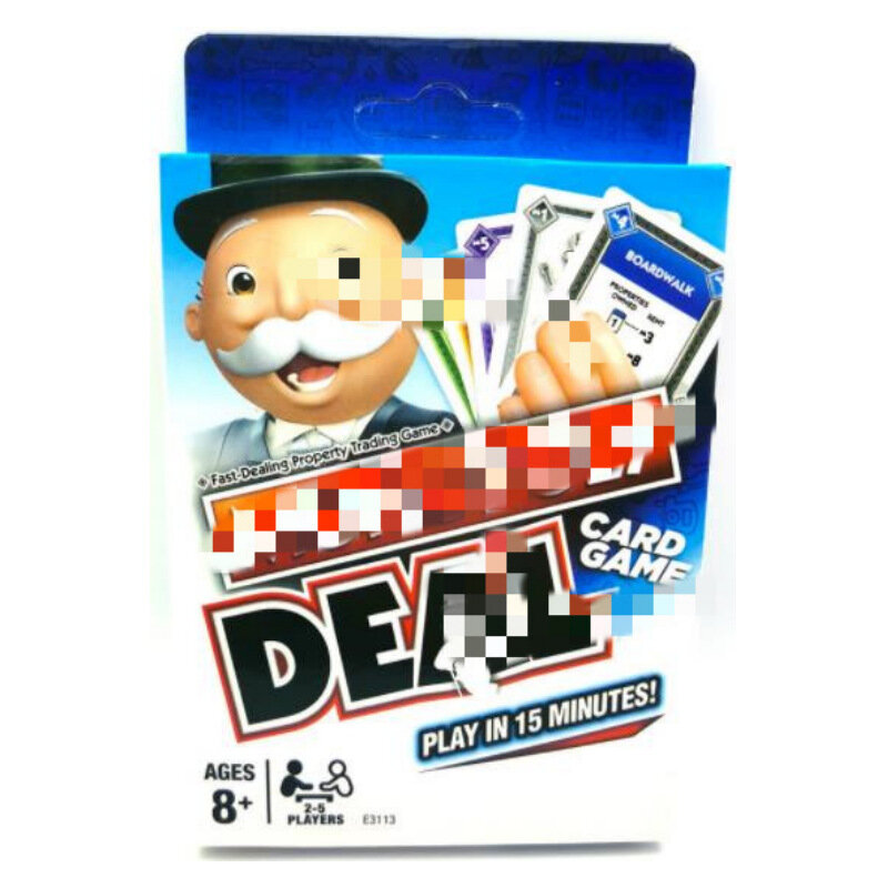 Карточная игра English Monopoly - классическая вечеринка для взрослых с 50 картами и простыми правилами для групповой