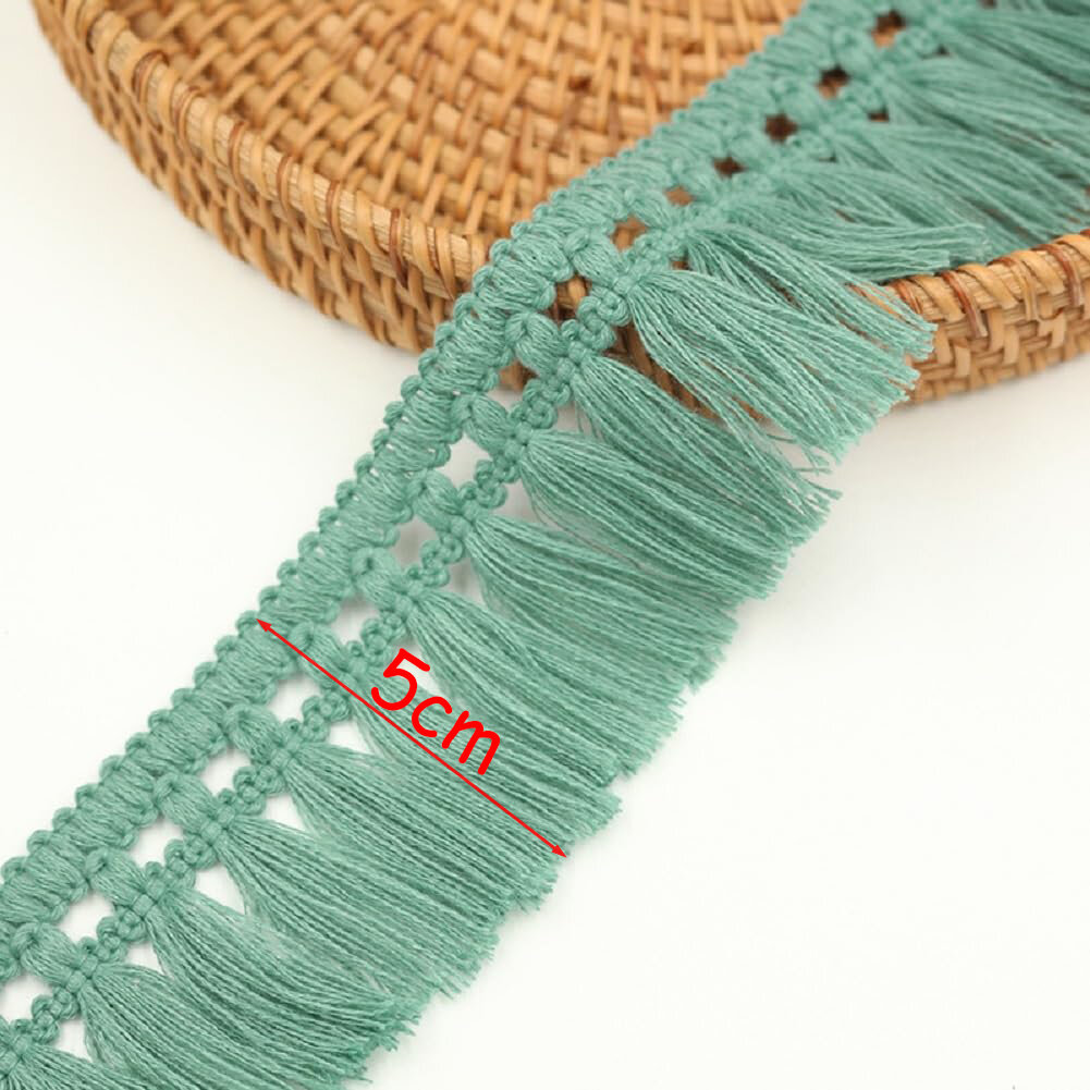 Отделка бахромой Boho кружевная кисточка для одежды, занавесок, платьев, шитья и ремесел