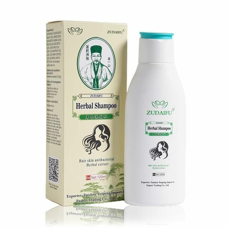 120 мл волос, псориаз, дерматит, экзема, лечение травами, восстанавливающий шампунь для волос Zudaifu