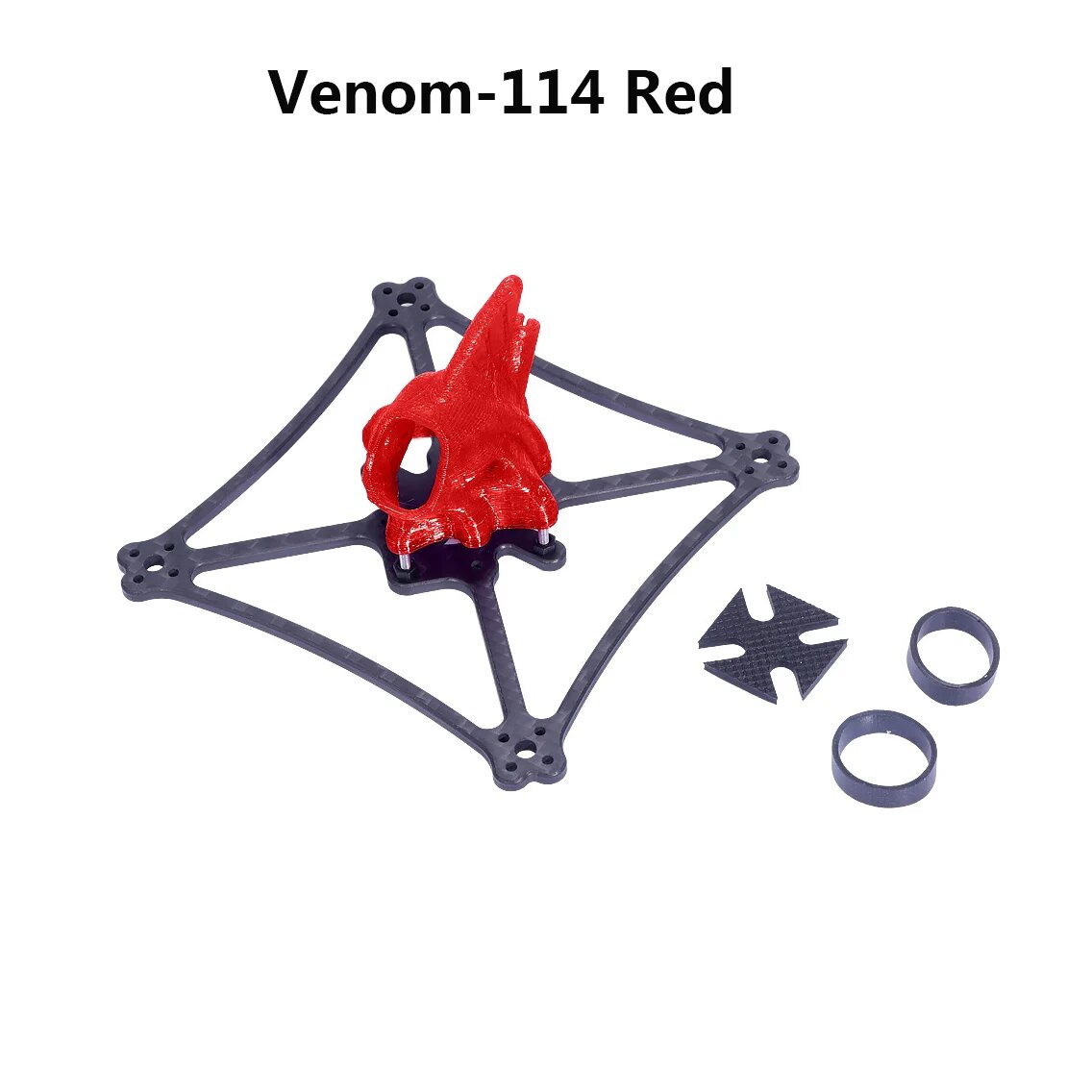 Feichao Venom-114 Рама для дрона из углеродного волокна Красный, Venom-114 Red