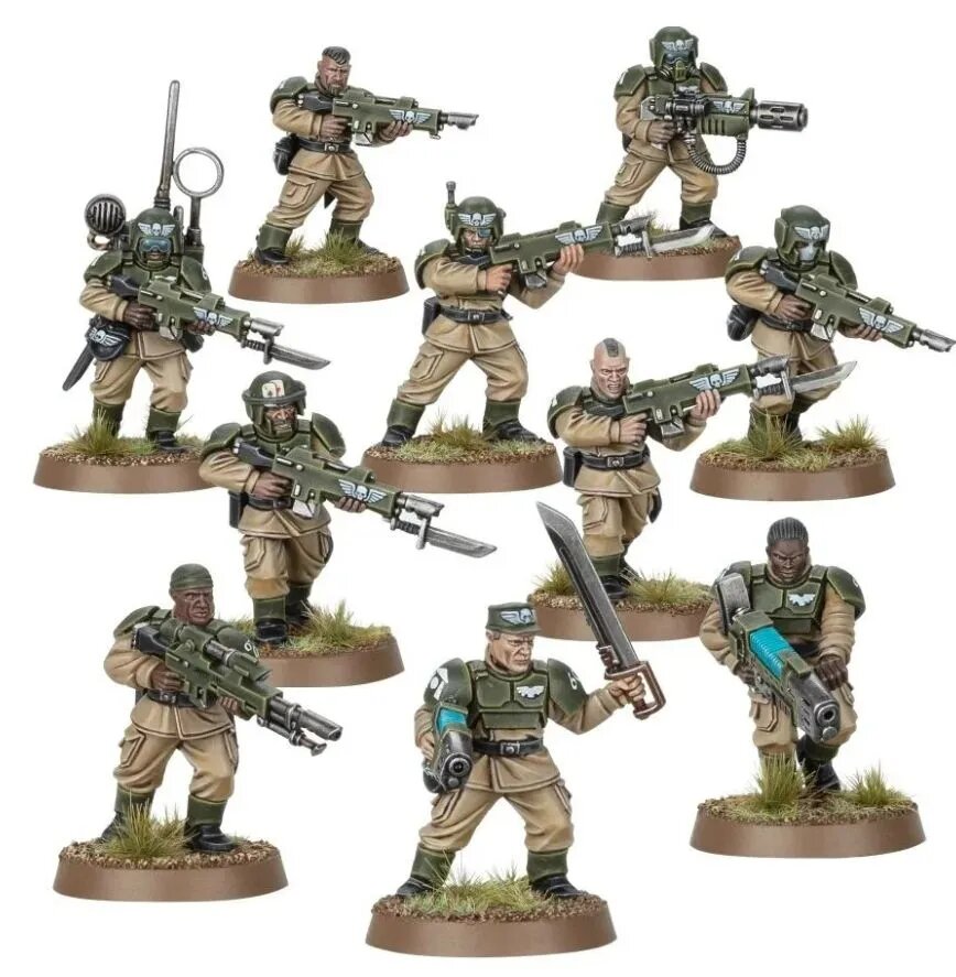 Смола вархаммер 40000 миниатюра Warhammer 40000 Cadian Team миниатюры днд Фигурка для настольной игры