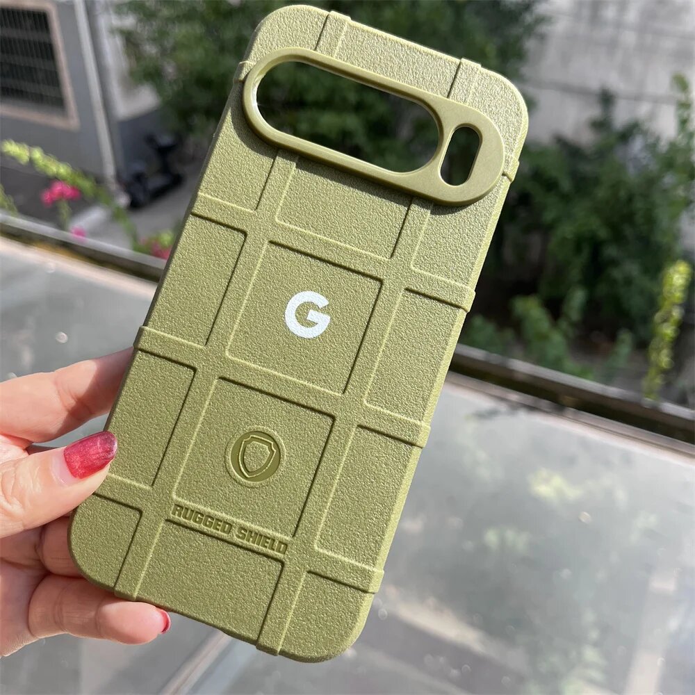 Чехол для Google Pixel 6 Green, Military Style, Rugged Shield