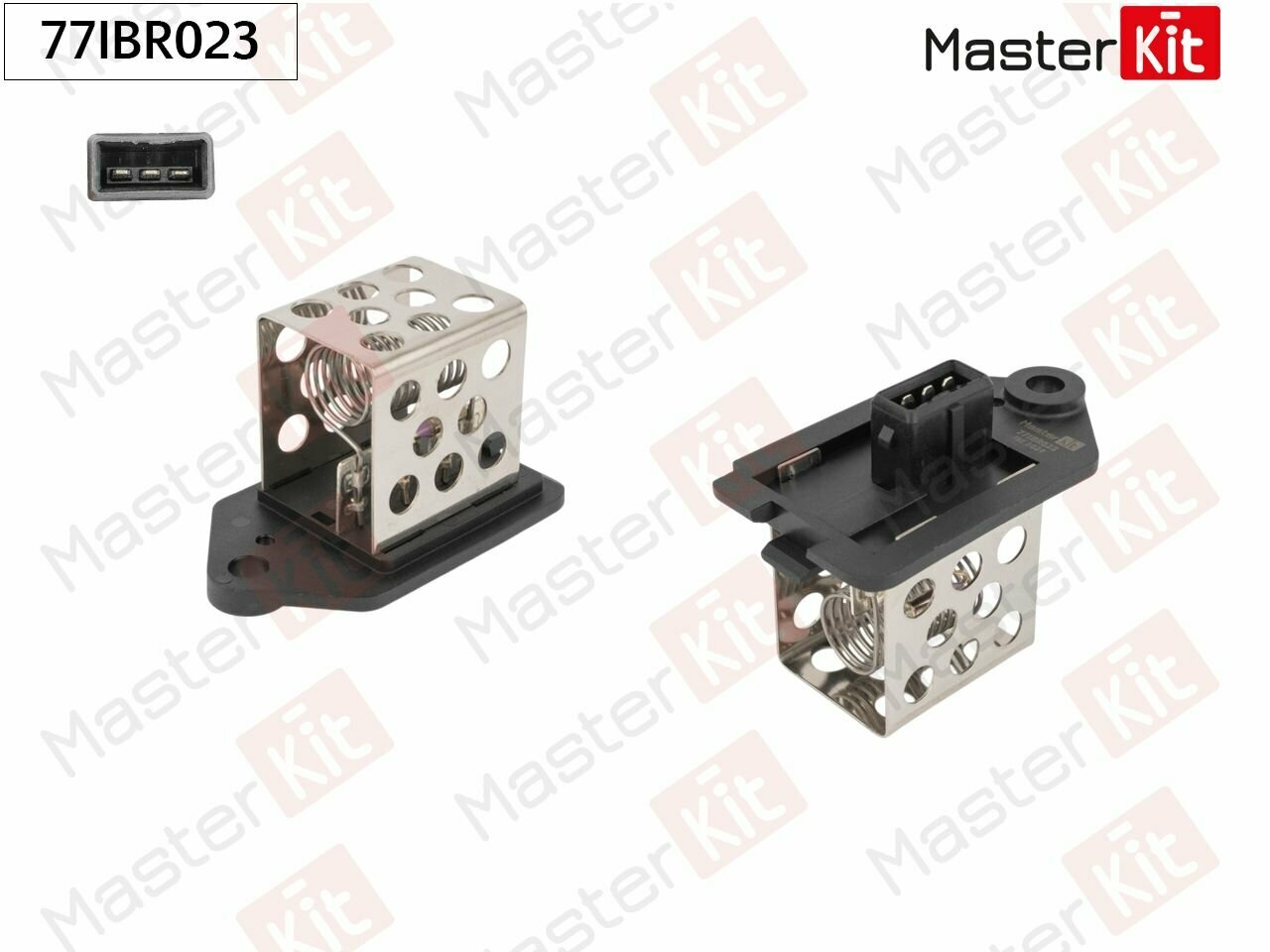 Резистор вентилятора Citroen JUMPY VF7/Peugeot 206 SW 2E/K 2002 - MasterKit 77IBR023