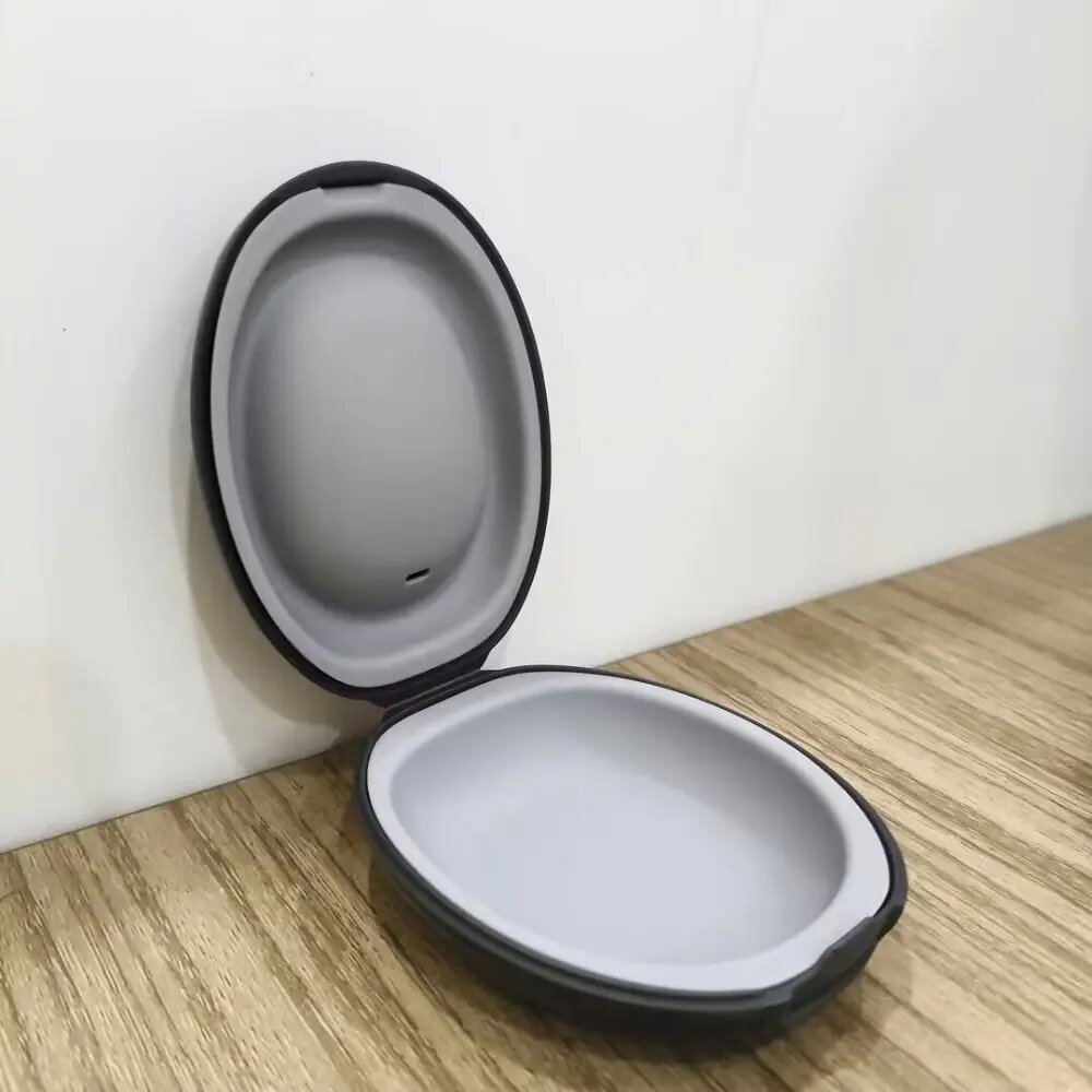 Портативный чехол для слуховых аппаратов tindodo черного цвета